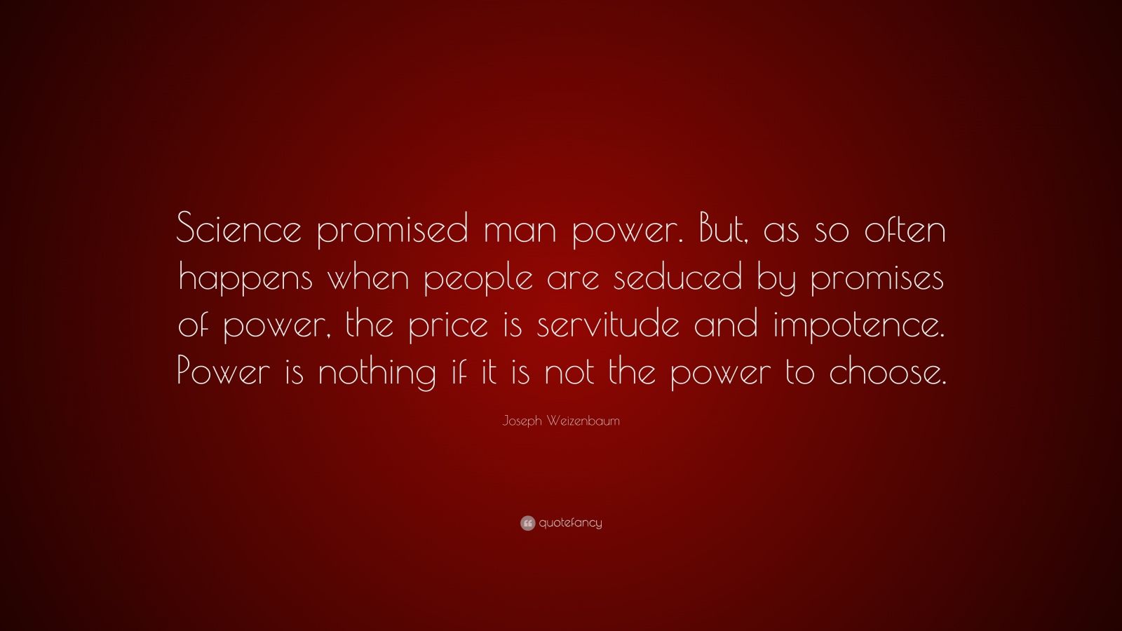 Top 10 Joseph Weizenbaum Quotes | 2021 Edition | Free Images - QuoteFancy