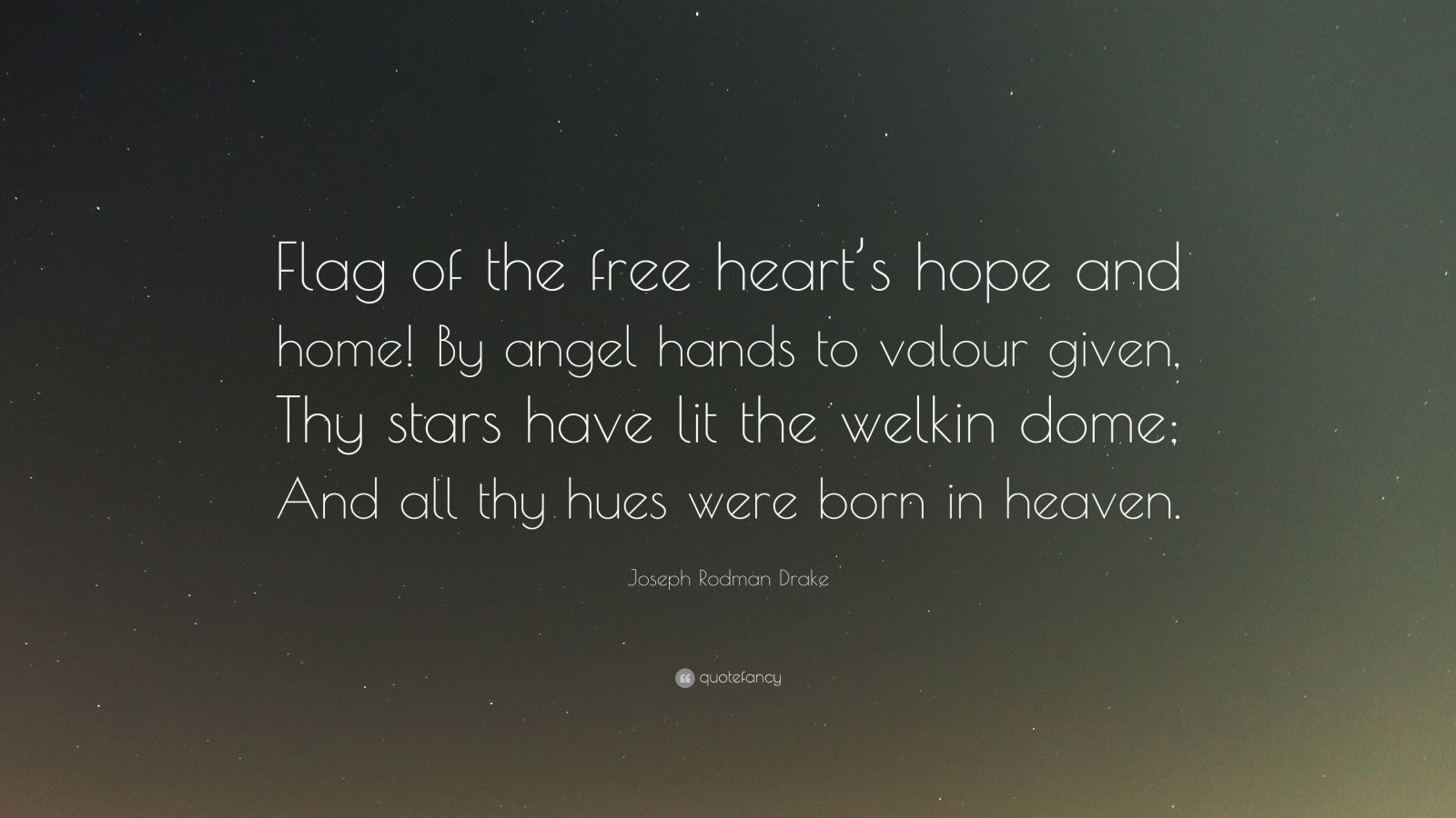 Top 4 Joseph Rodman Drake Quotes | 2021 Edition | Free Images - QuoteFancy