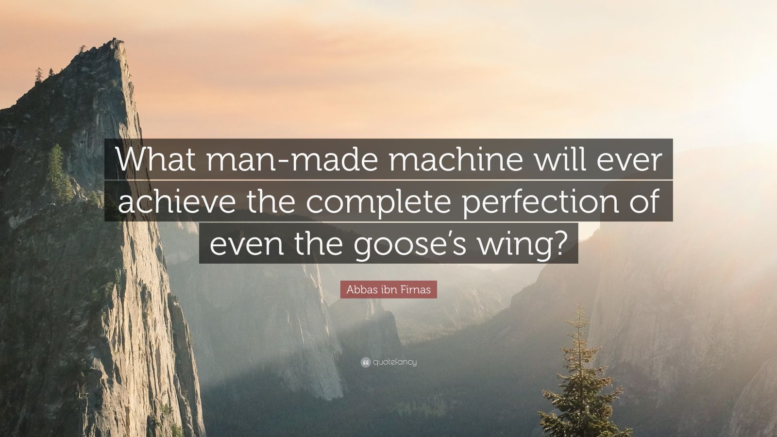 Abbas ibn Firnas Quote: “What man-made machine will ever achieve the ...