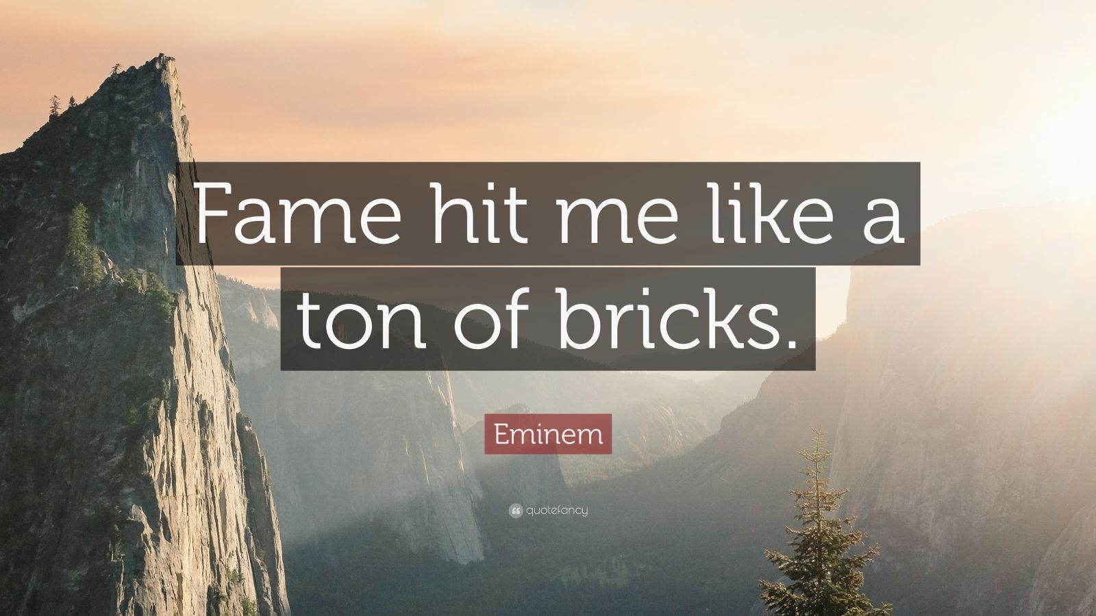 Eminem Quote: “Fame hit me like a ton of bricks.” (10 wallpapers ...