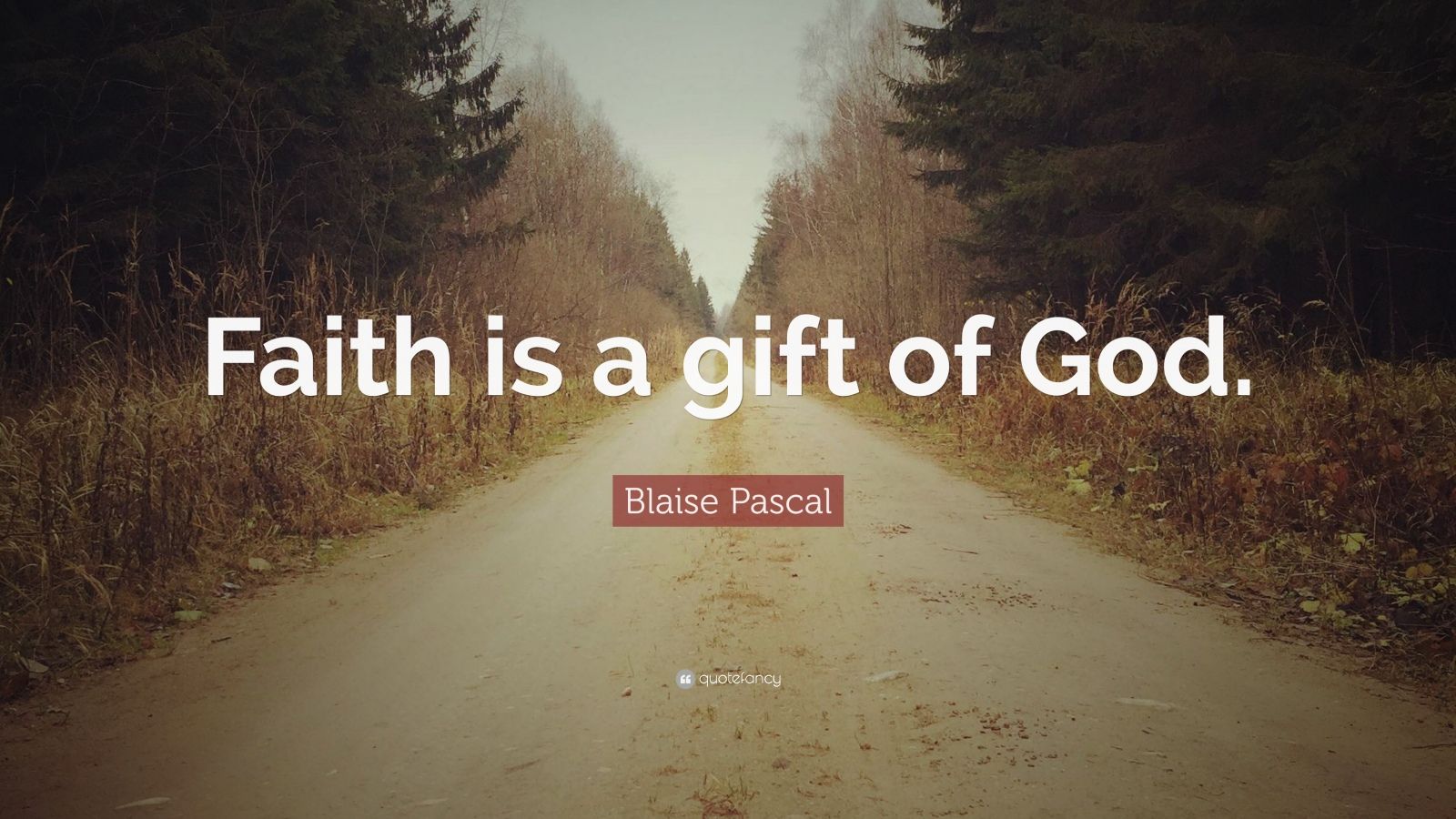 Blaise Pascal Quote: “Faith is a gift of God.” (12 wallpapers) - Quotefancy
