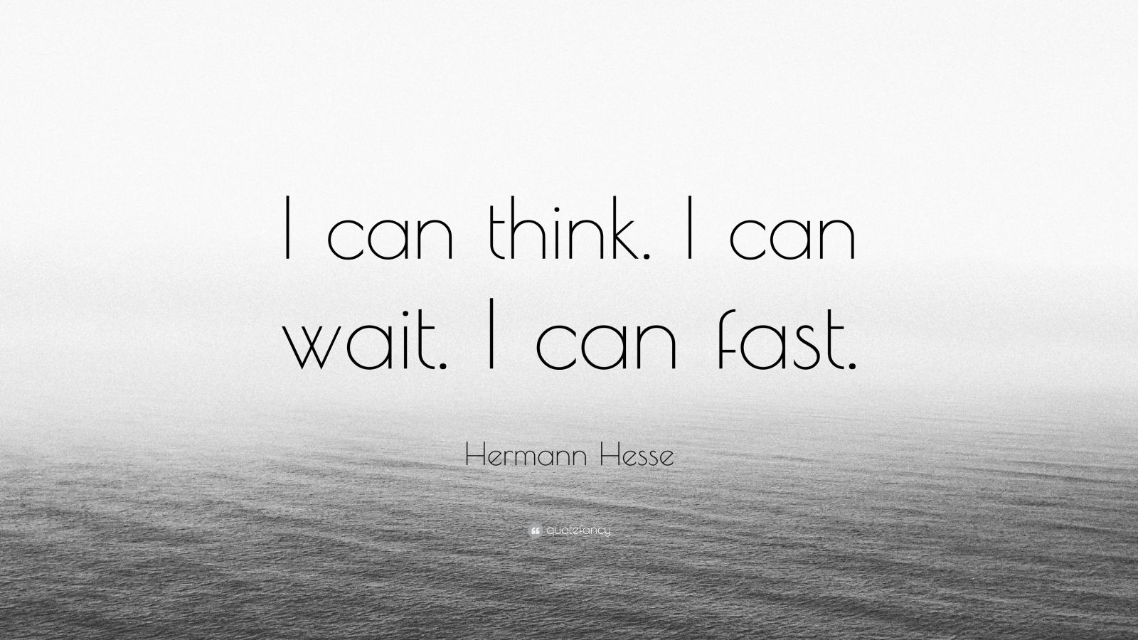 Hermann Hesse Quote: “I can think. I can wait. I can fast.” (12 ...