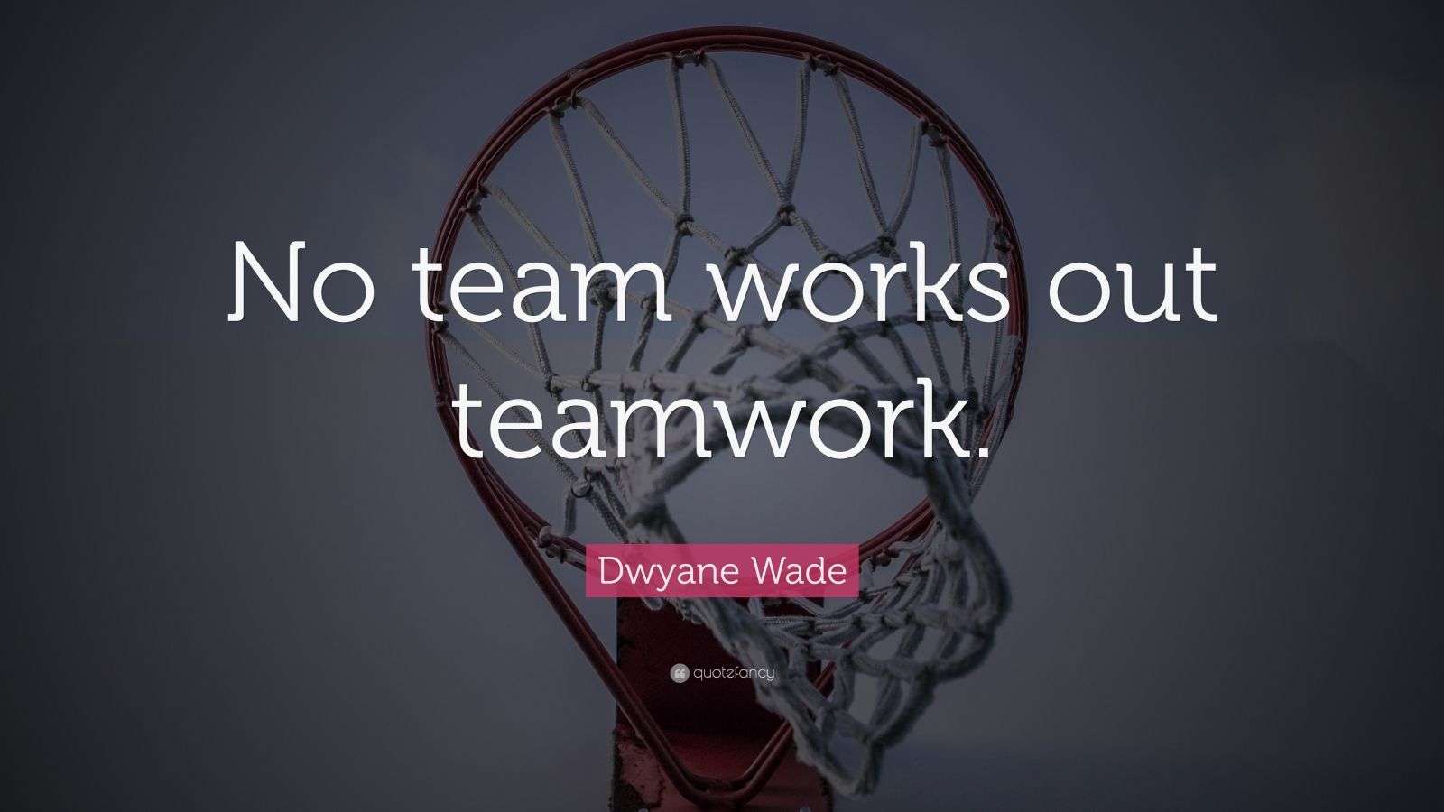 Dwyane Wade Quote: “No team works out teamwork.” (12 wallpapers ...