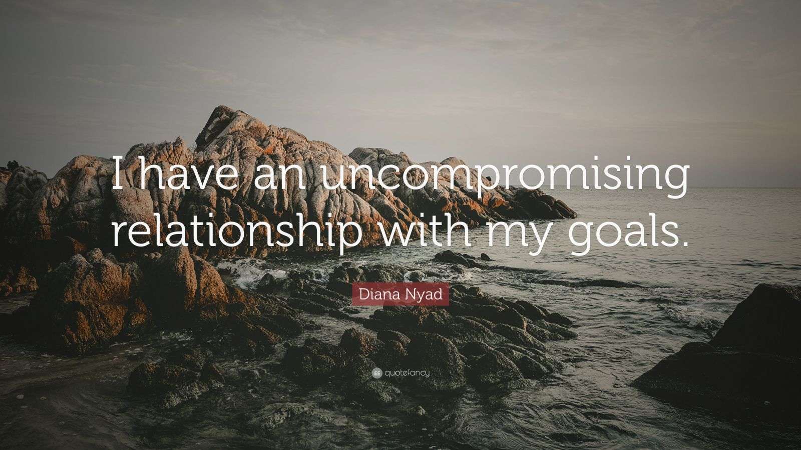 Diana Nyad Quote: “I have an uncompromising relationship with my goals ...