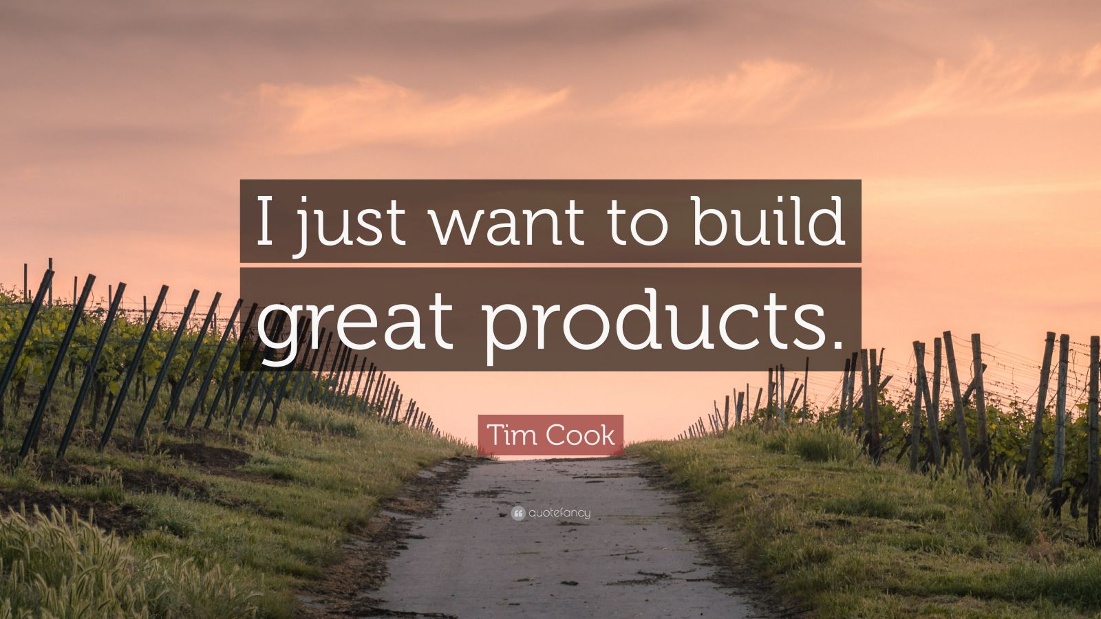 Tim Cook Quote: “I just want to build great products.” (12 wallpapers ...