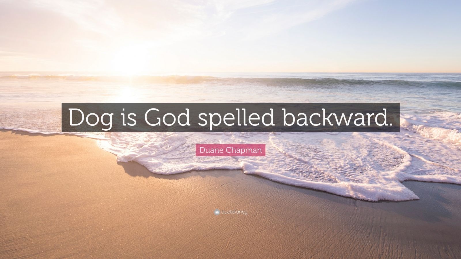 Duane Chapman Quote: “Dog is God spelled backward.” (9 wallpapers ...