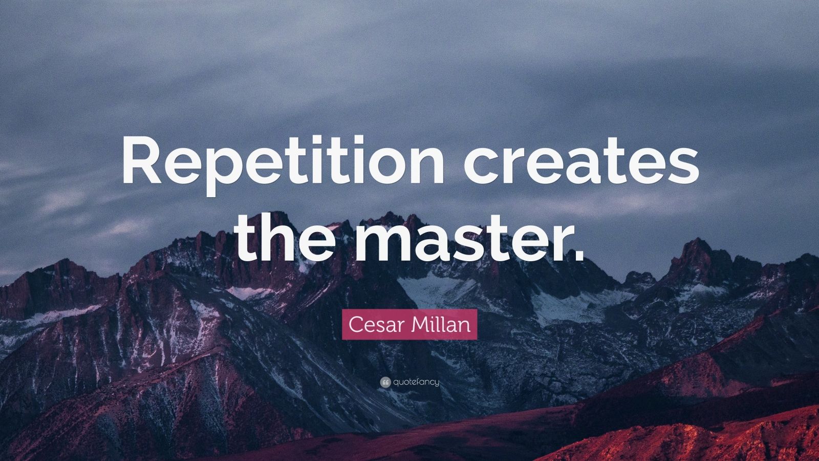 Cesar Millan Quote: “Repetition creates the master.” (10 wallpapers ...