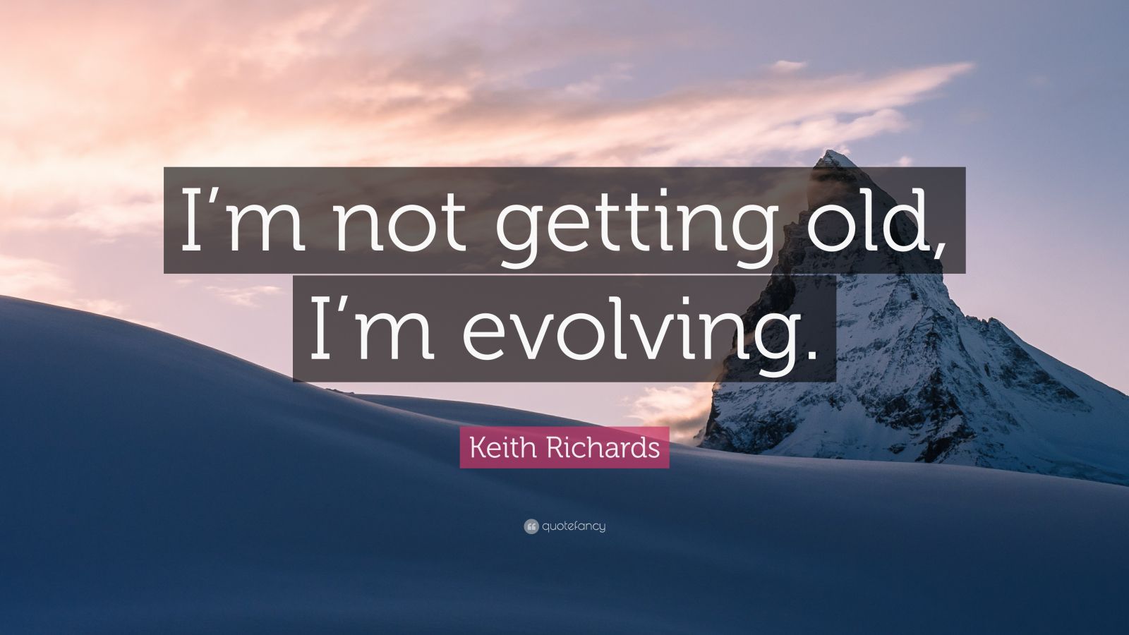 Keith Richards Quote: “I’m not getting old I’m evolving.” (7 wallpapers ...
