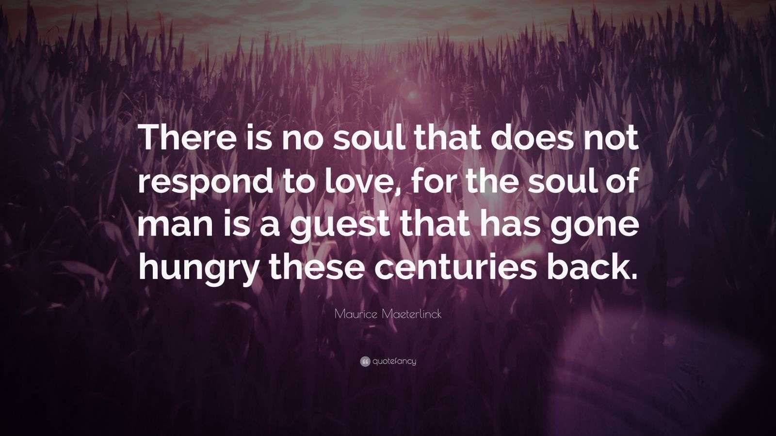 Maurice Maeterlinck Quote: “There is no soul that does not respond to ...