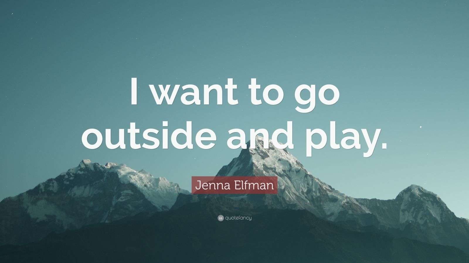 Jenna Elfman Quote: “I want to go outside and play.” (7 wallpapers ...