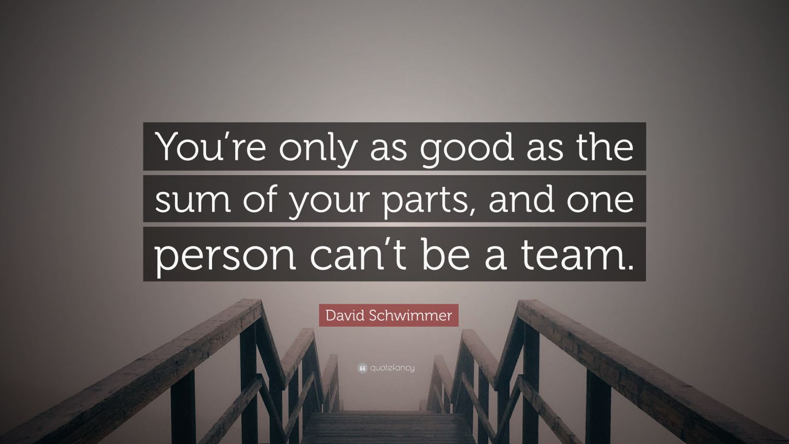 David Schwimmer Quote: “You’re only as good as the sum of your parts ...