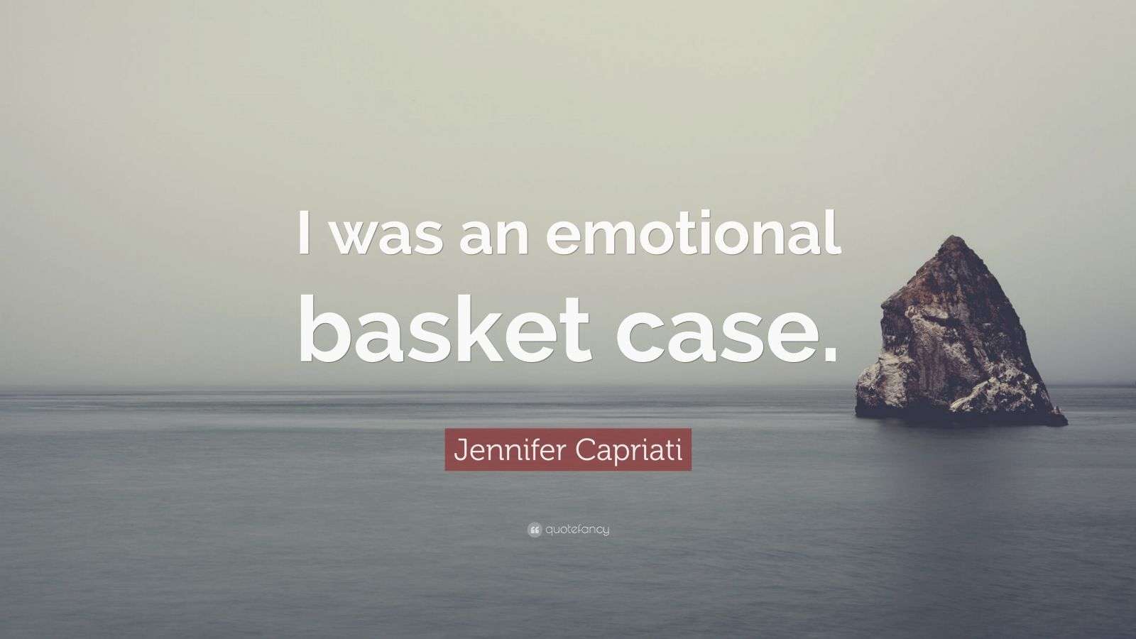 Jennifer Capriati Quote: “I was an emotional basket case.”
