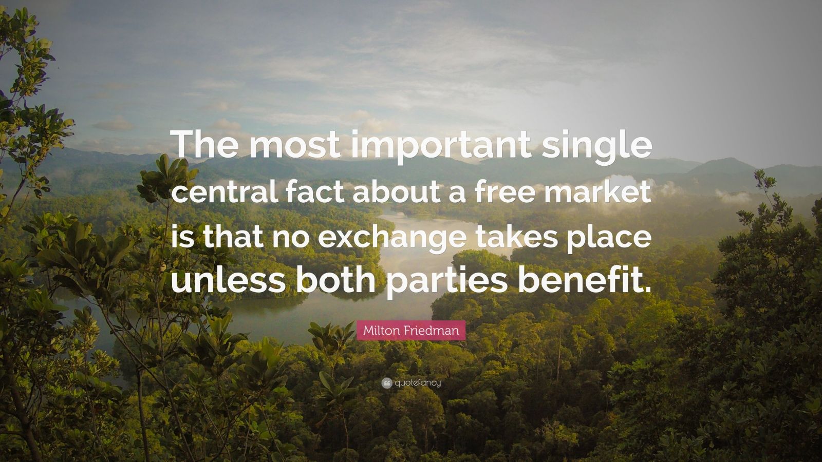 Milton Friedman Quote: “The most important single central fact about a ...