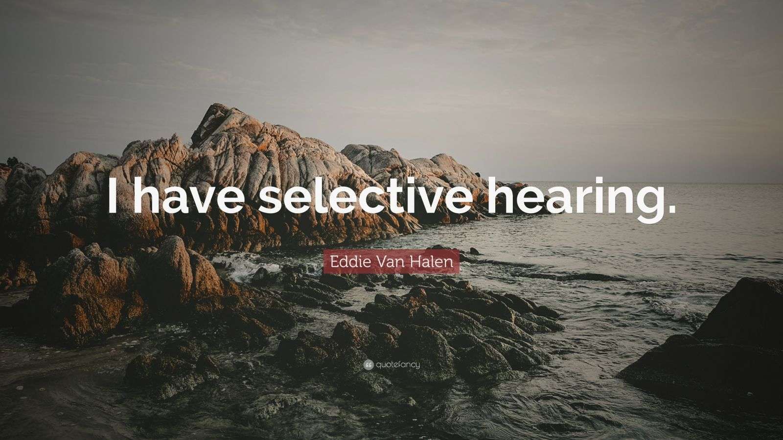 Eddie Van Halen Quote: “I have selective hearing.” (7 wallpapers ...