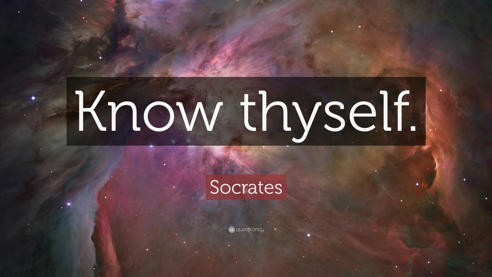 Socrates Quote: “Know thyself.” (32 wallpapers) - Quotefancy