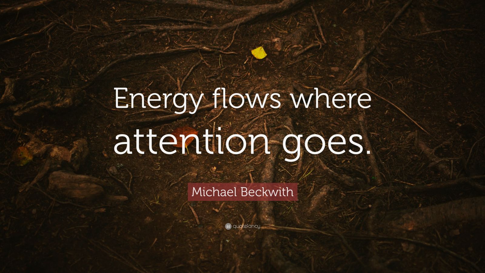 Michael Beckwith Quote: “Energy flows where attention goes.” (12 ...