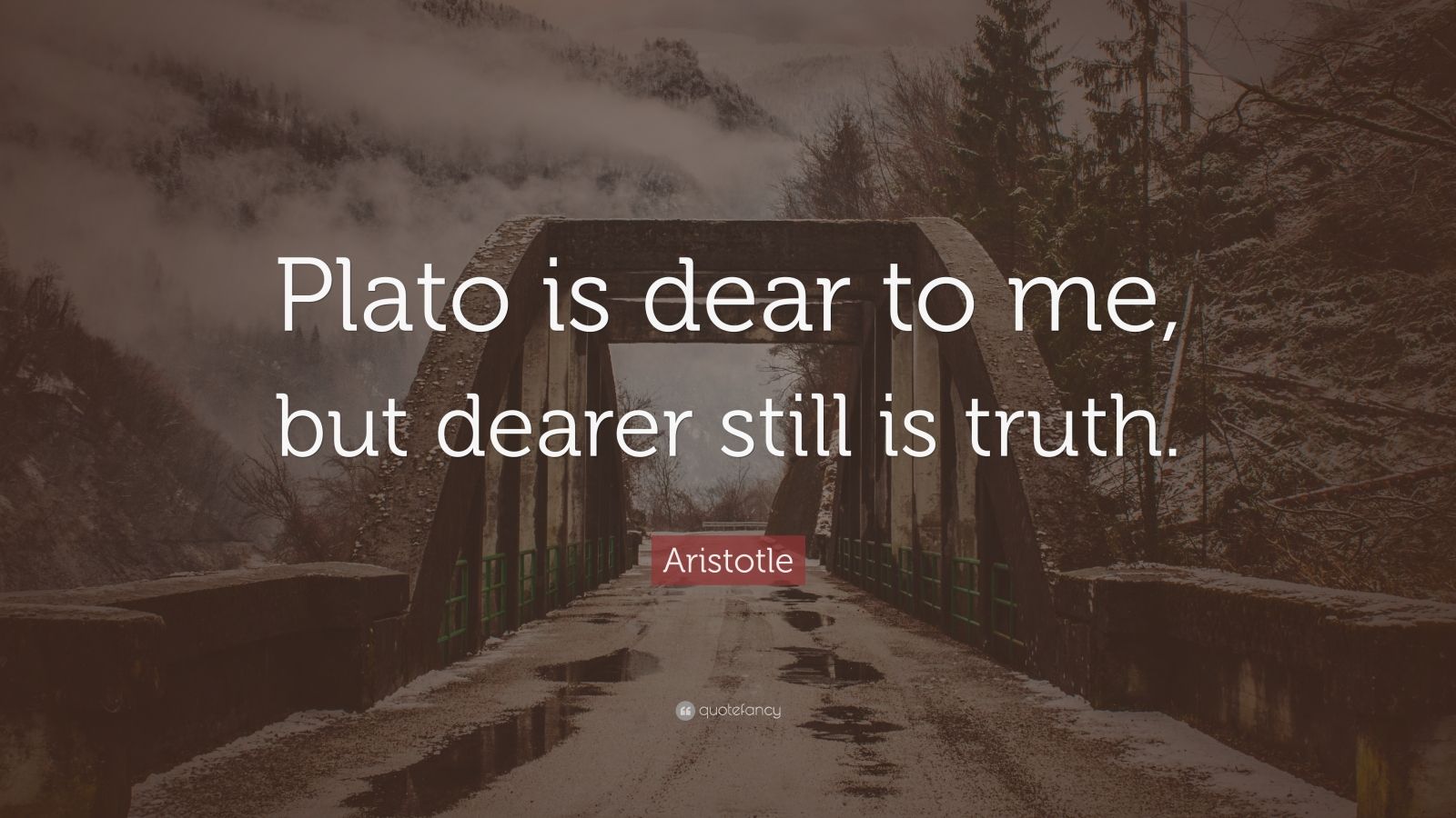 Aristotle Quote: “Plato is dear to me, but dearer still is truth.” (12 ...