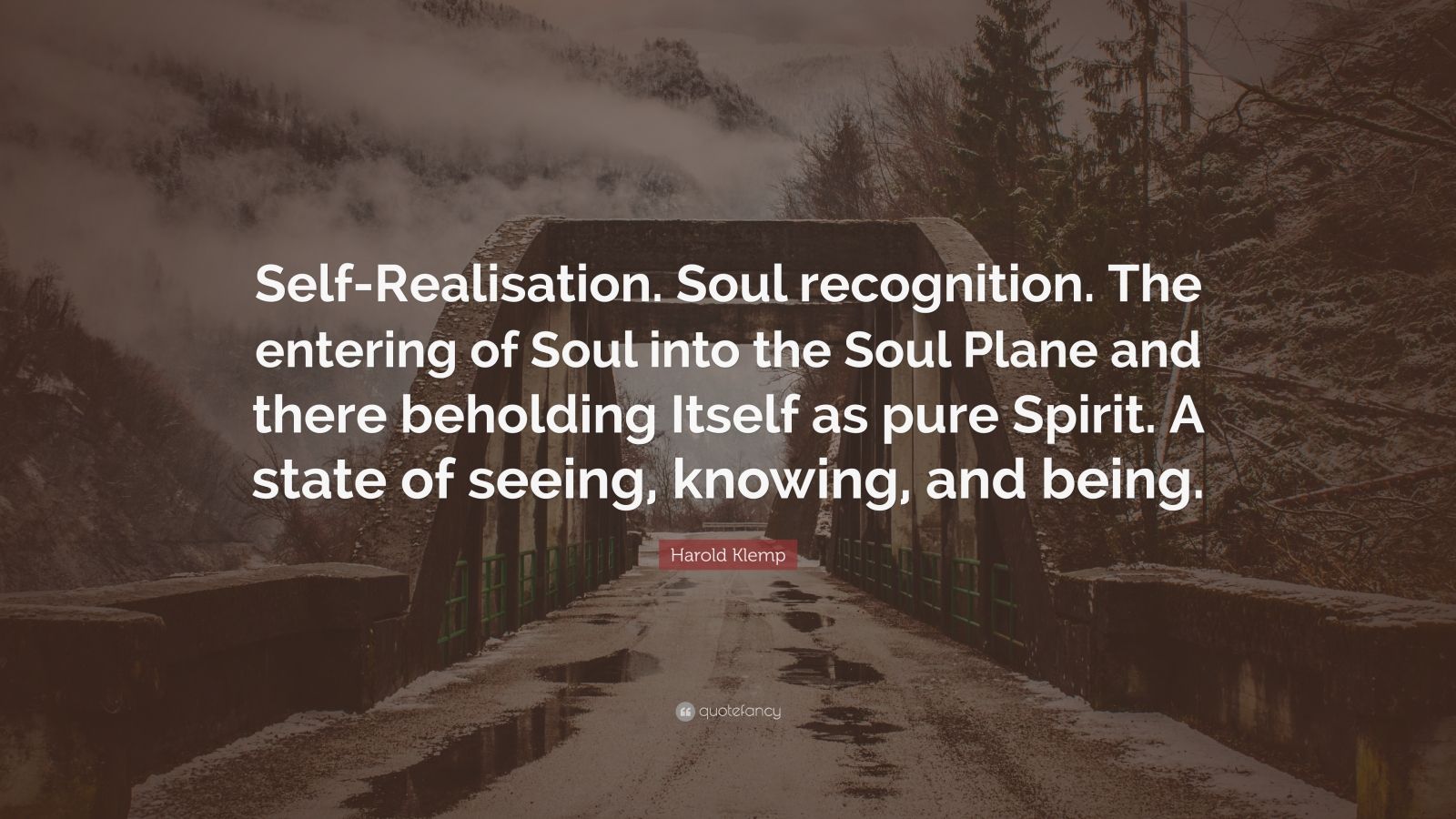 Harold Klemp Quote: “Self-Realisation. Soul recognition. The entering ...