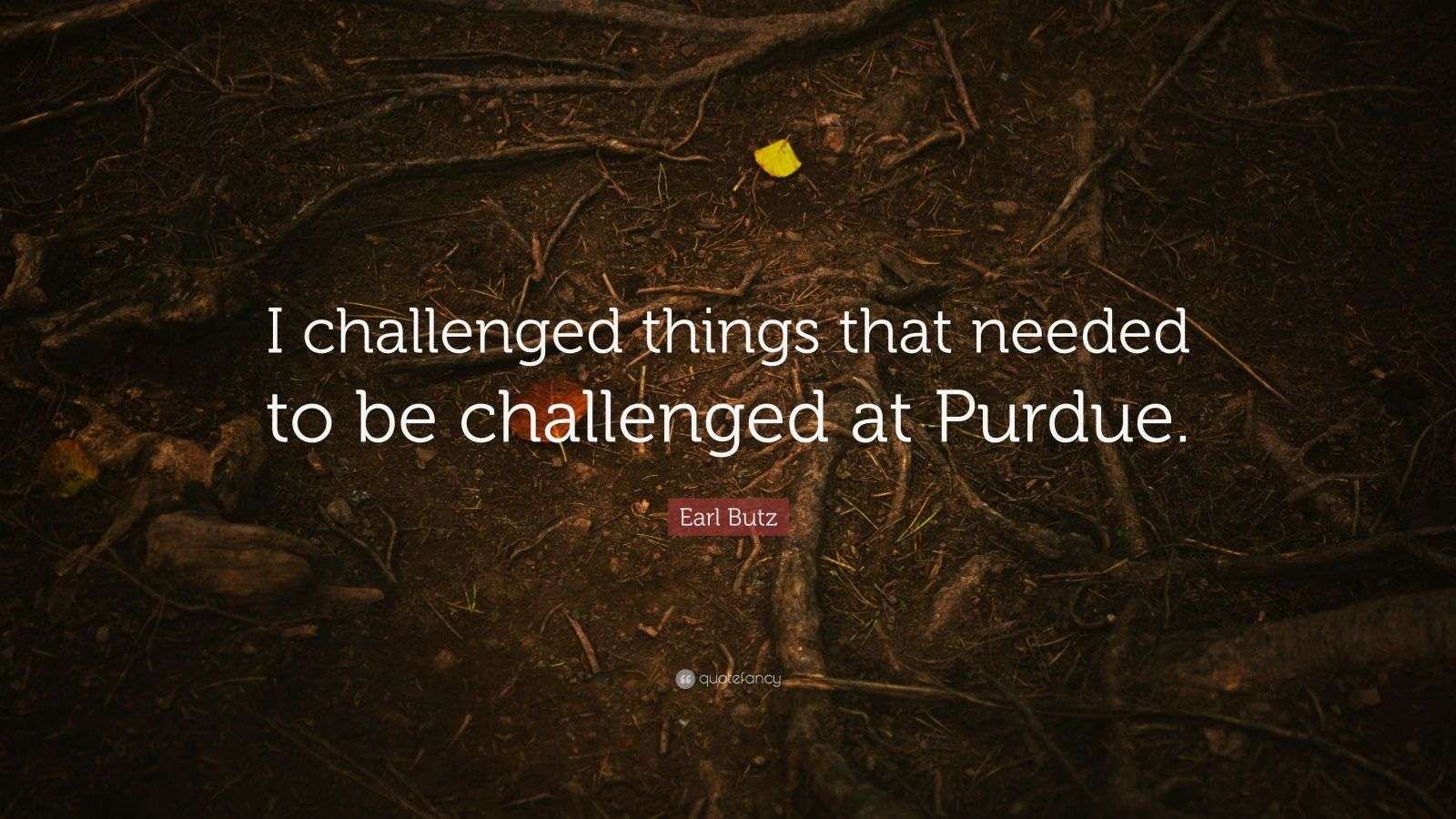 Earl Butz Quote: “I challenged things that needed to be challenged at ...