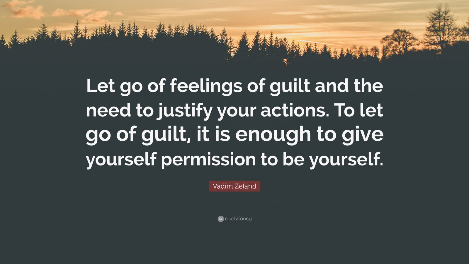 Vadim Zeland Quote: “Let go of feelings of guilt and the need to ...
