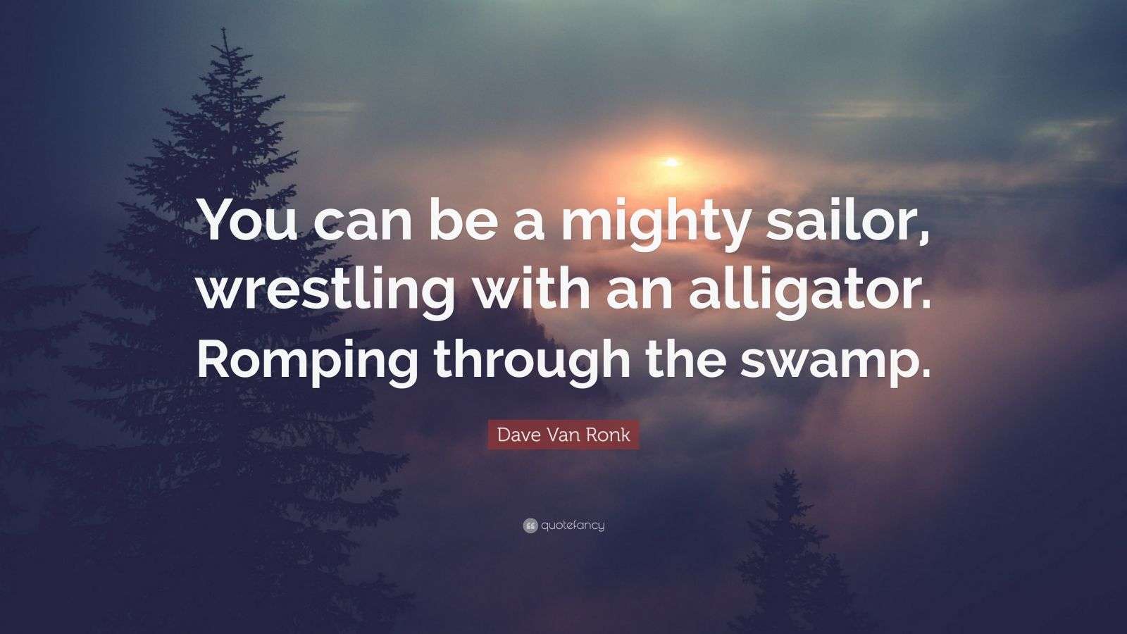 Dave Van Ronk Quote: “You can be a mighty sailor, wrestling with an ...