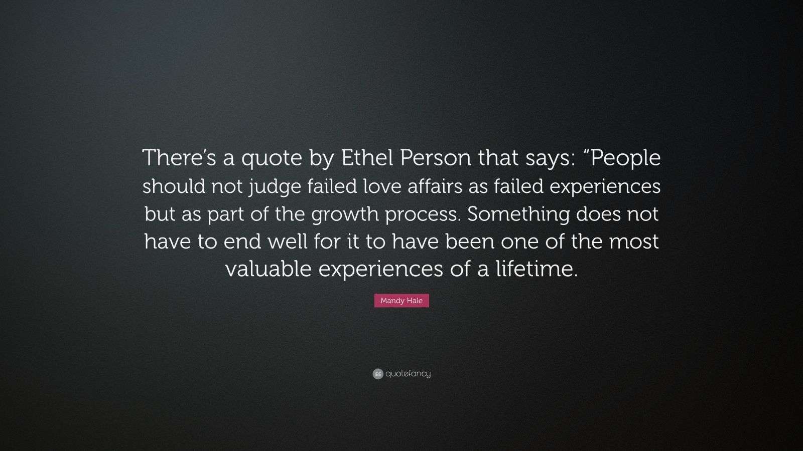 Mandy Hale Quote: “There’s a quote by Ethel Person that says: “People ...