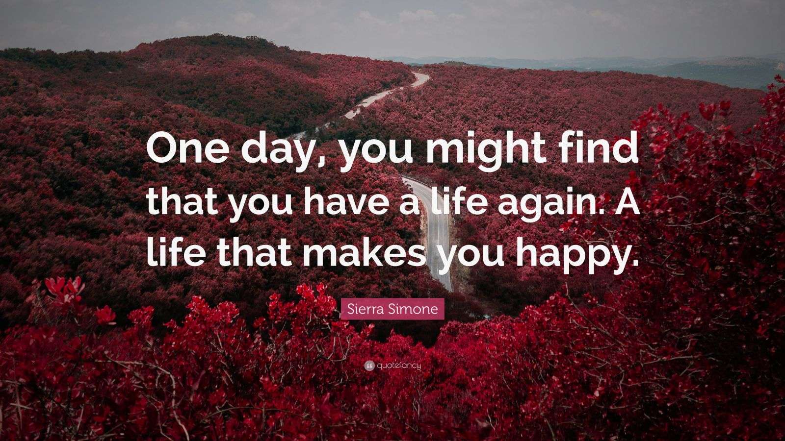 Sierra Simone Quote: “One day, you might find that you have a life ...
