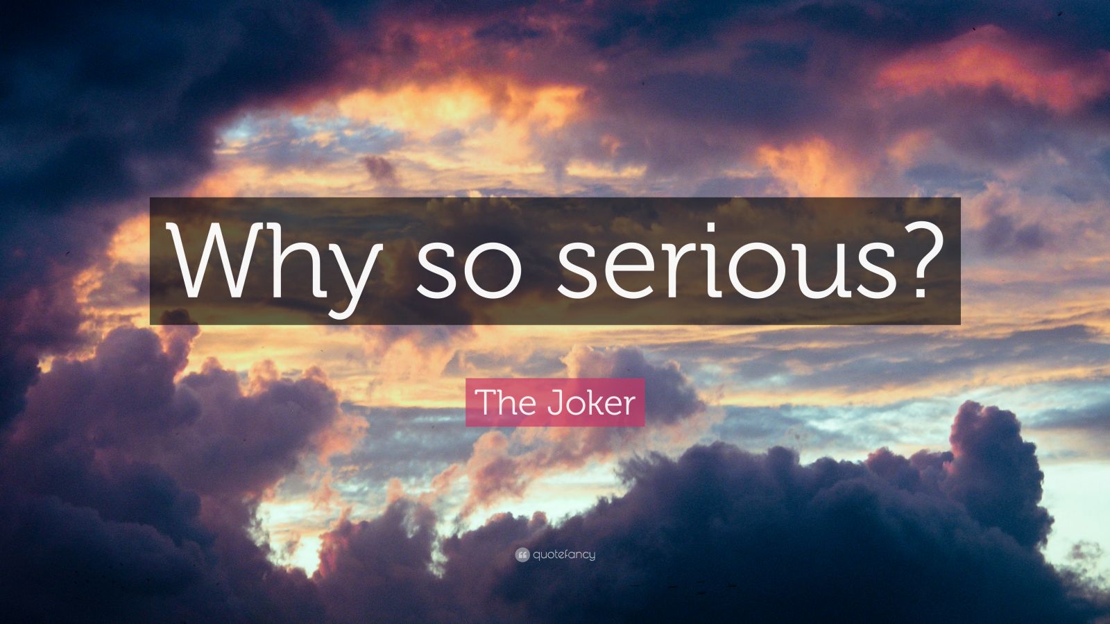 Why So Serious Hd Wallpaper