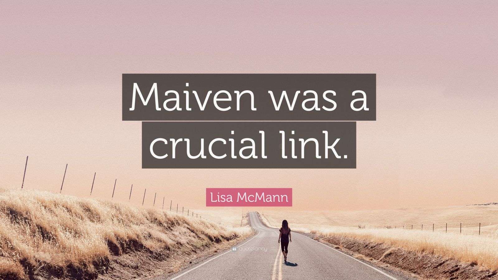 Lisa McMann Quote: “Maiven was a crucial link.”