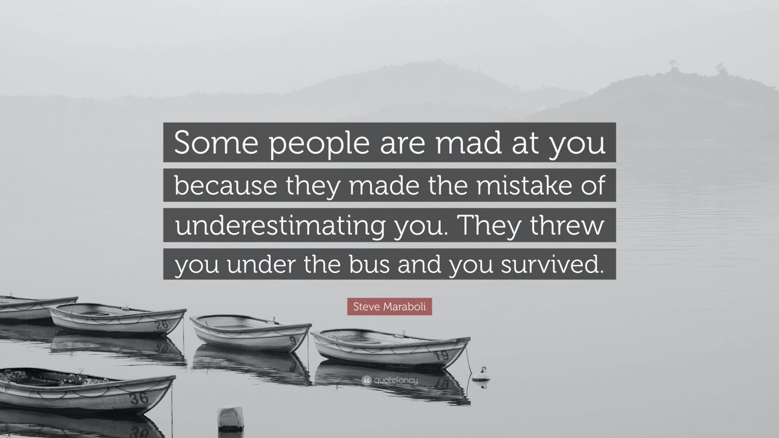Steve Maraboli Quote: “Some people are mad at you because they made the ...
