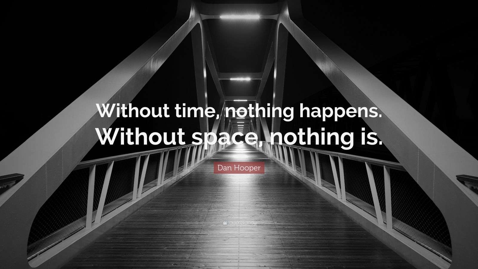 Dan Hooper Quote: “Without time, nothing happens. Without space ...