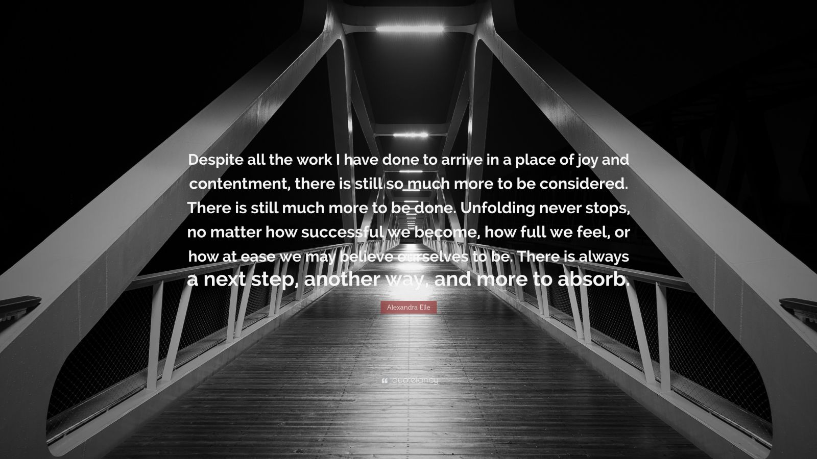 Alexandra Elle Quote: “Despite all the work I have done to arrive in a ...