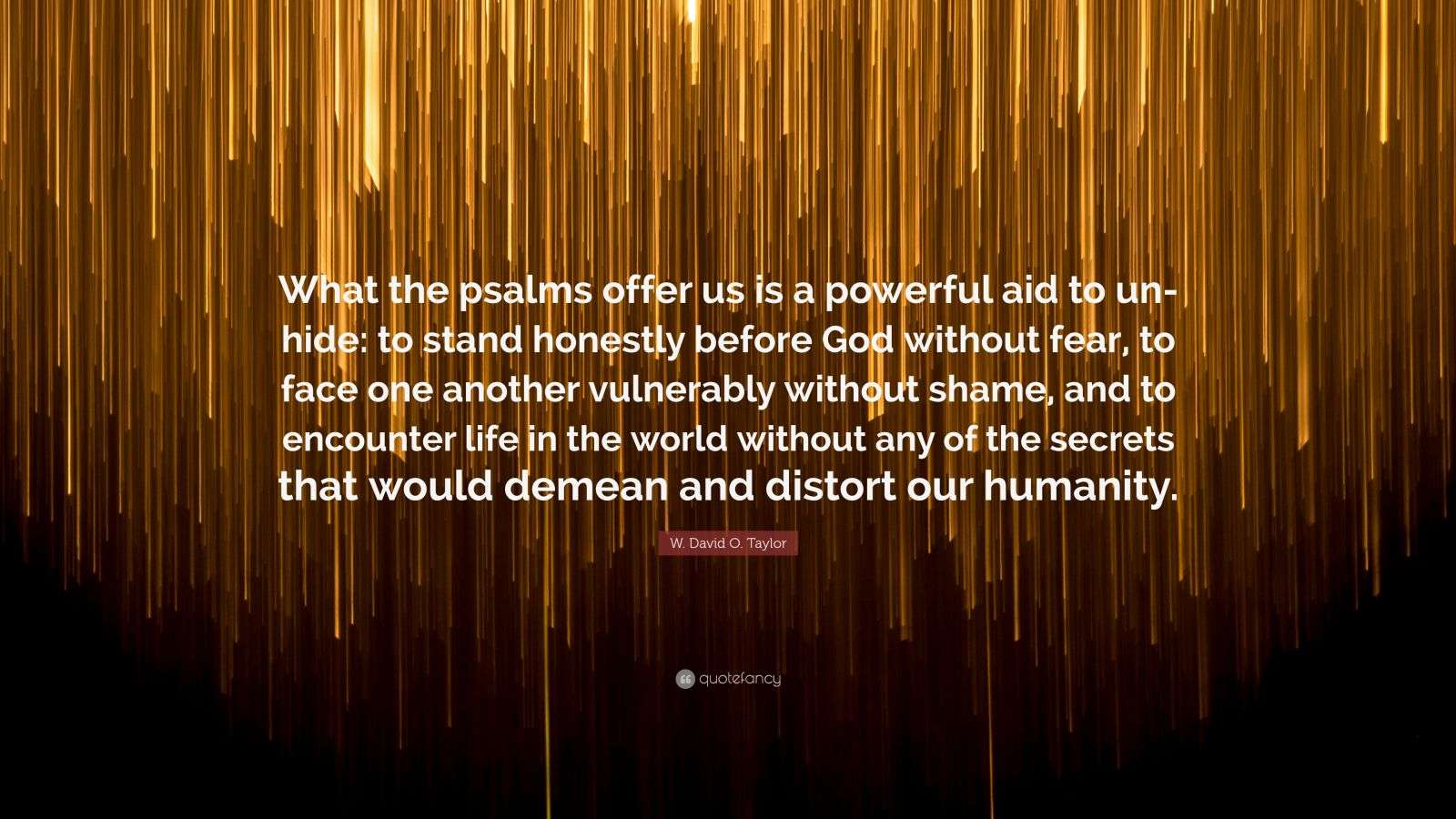 Top 3 W. David O. Taylor Quotes (2025 Update) - QuoteFancy