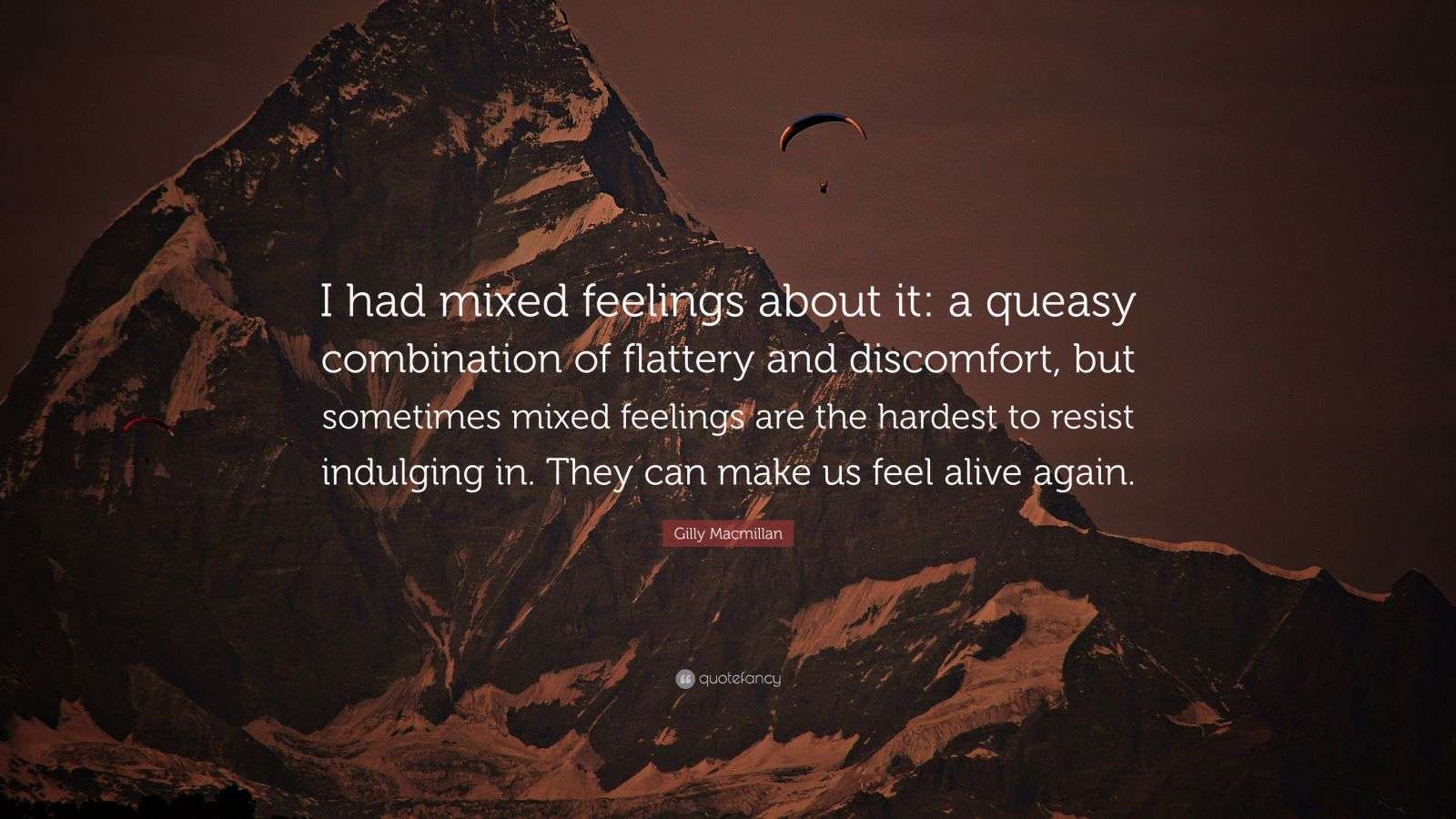 Gilly Macmillan Quote: “I had mixed feelings about it: a queasy ...