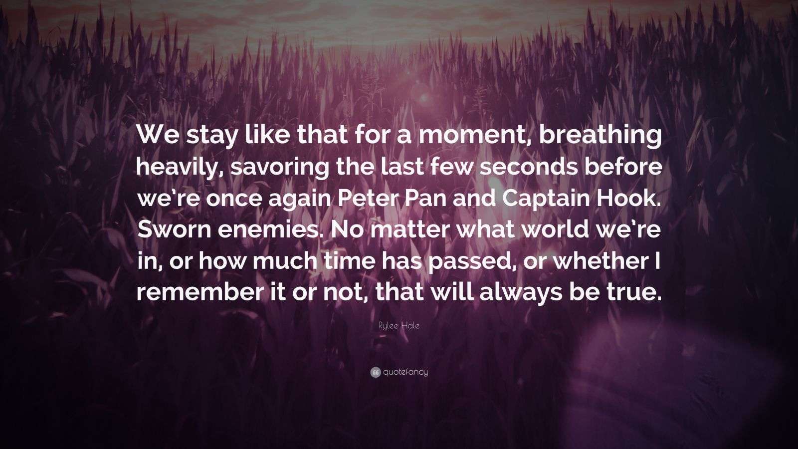 Rylee Hale Quote: “We stay like that for a moment, breathing heavily ...