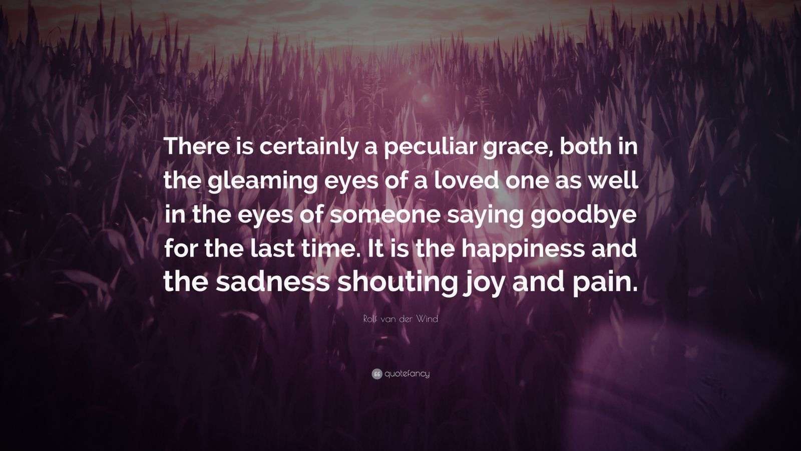 Rolf van der Wind Quote: “There is certainly a peculiar grace, both in ...
