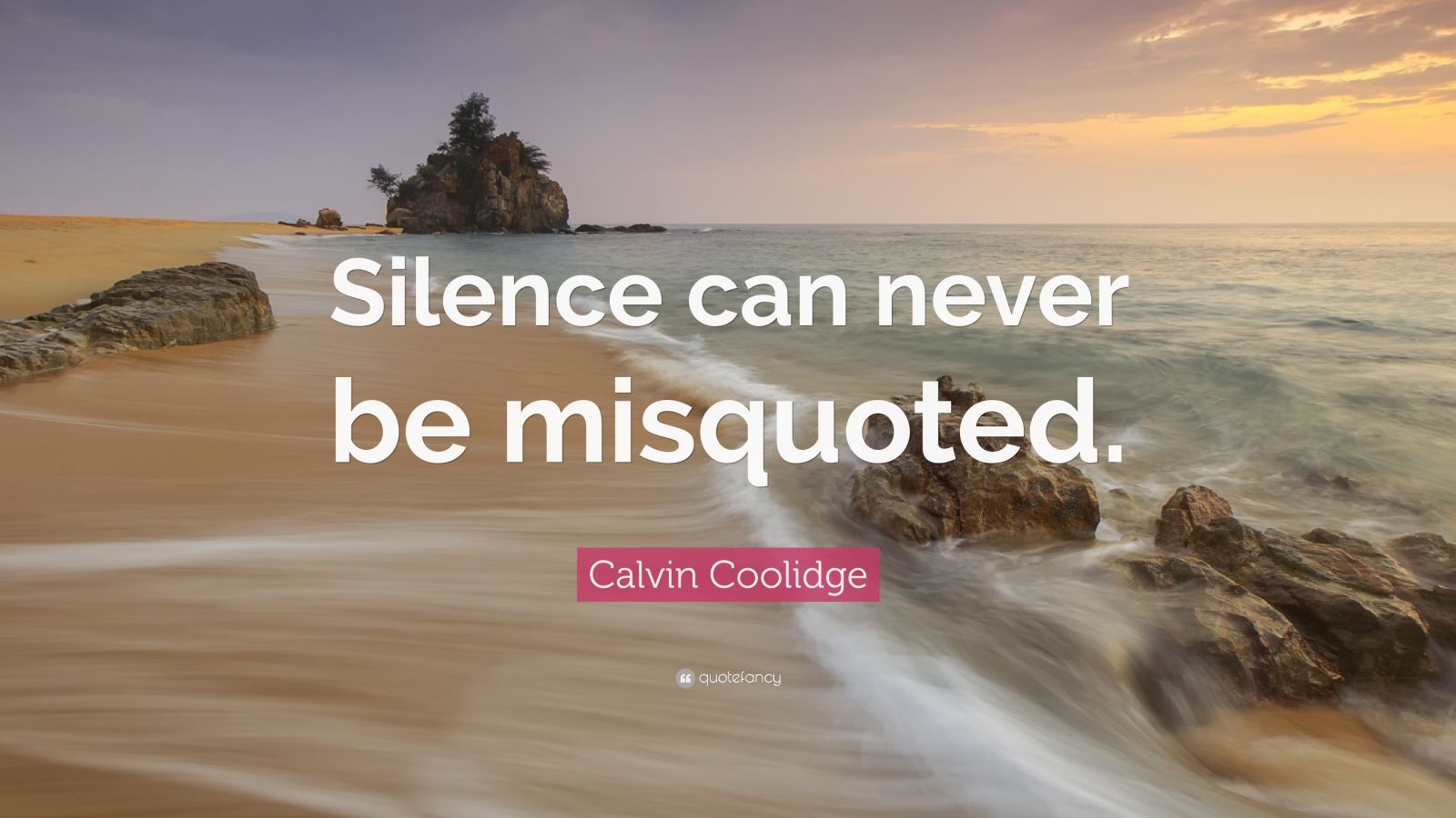 Calvin Coolidge Quote: “Silence can never be misquoted.” (12 wallpapers ...