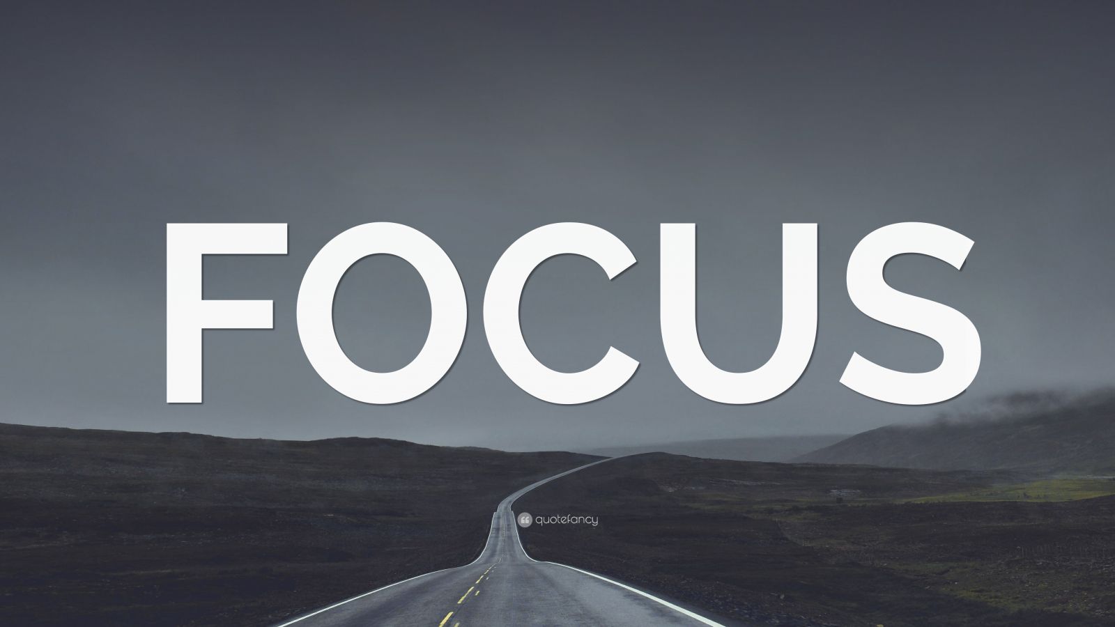 “FOCUS” Wallpaper by QuoteFancy