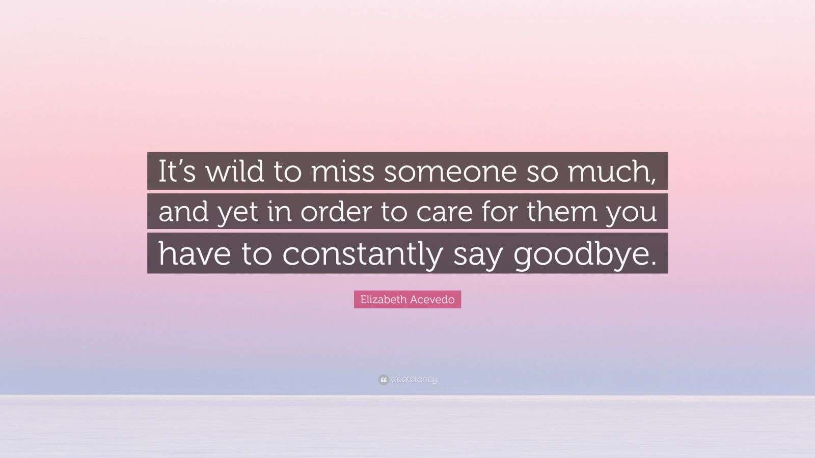 Elizabeth Acevedo Quote: “It’s wild to miss someone so much, and yet in ...