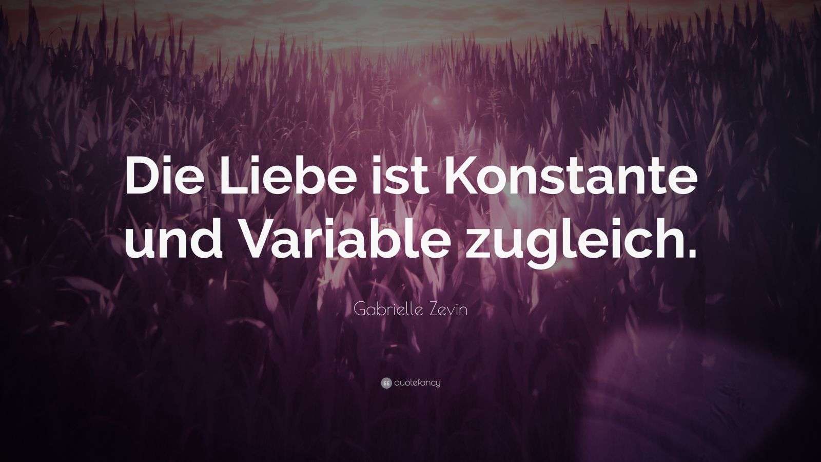 Gabrielle Zevin Quote: “Die Liebe ist Konstante und Variable zugleich.”