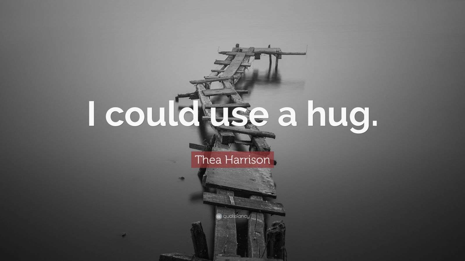 Thea Harrison Quote: “I could use a hug.”