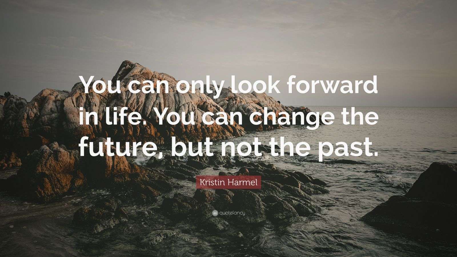 Kristin Harmel Quote: “You can only look forward in life. You can ...