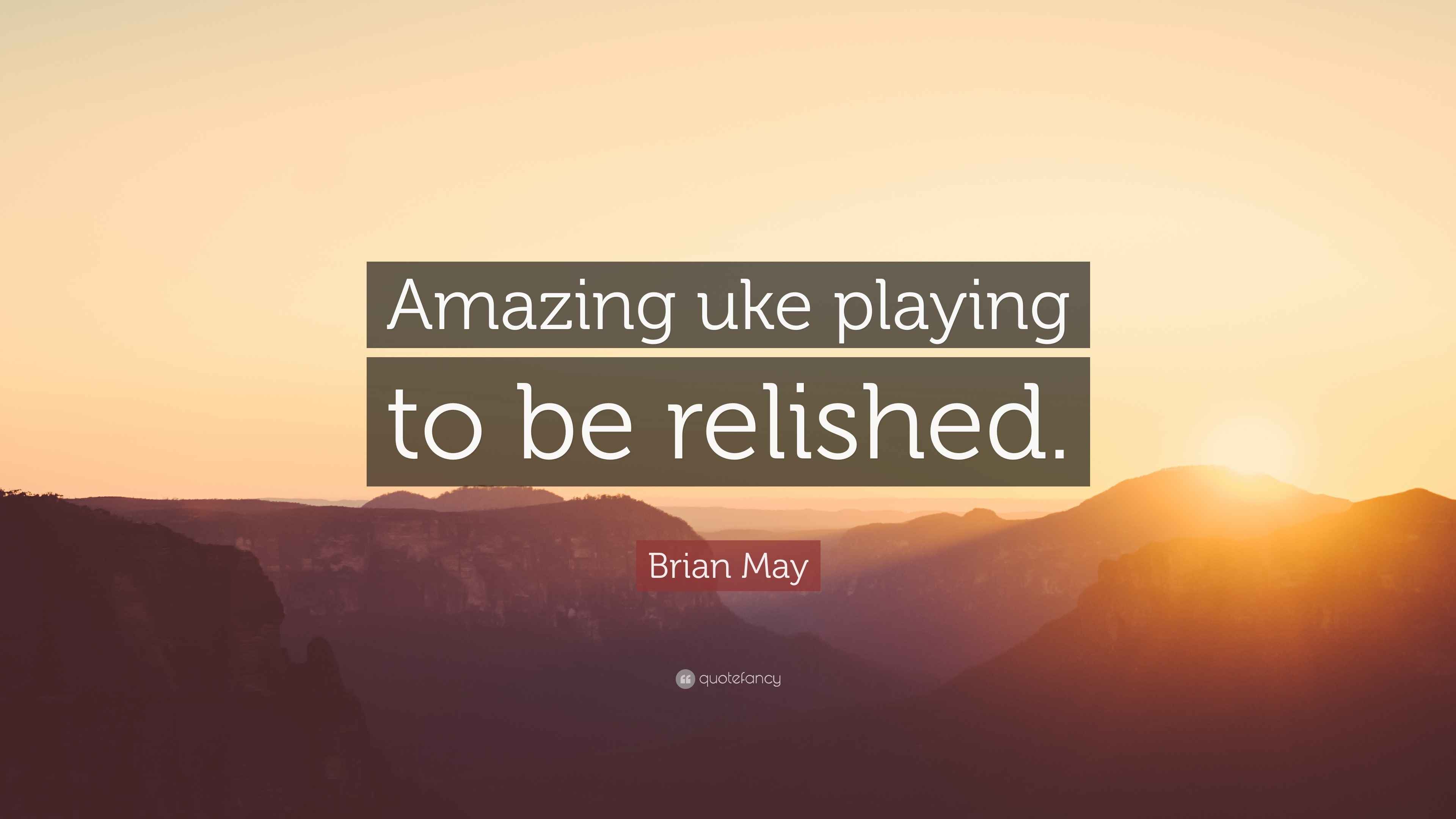 Brian May Quote: “Amazing uke playing to be relished.”