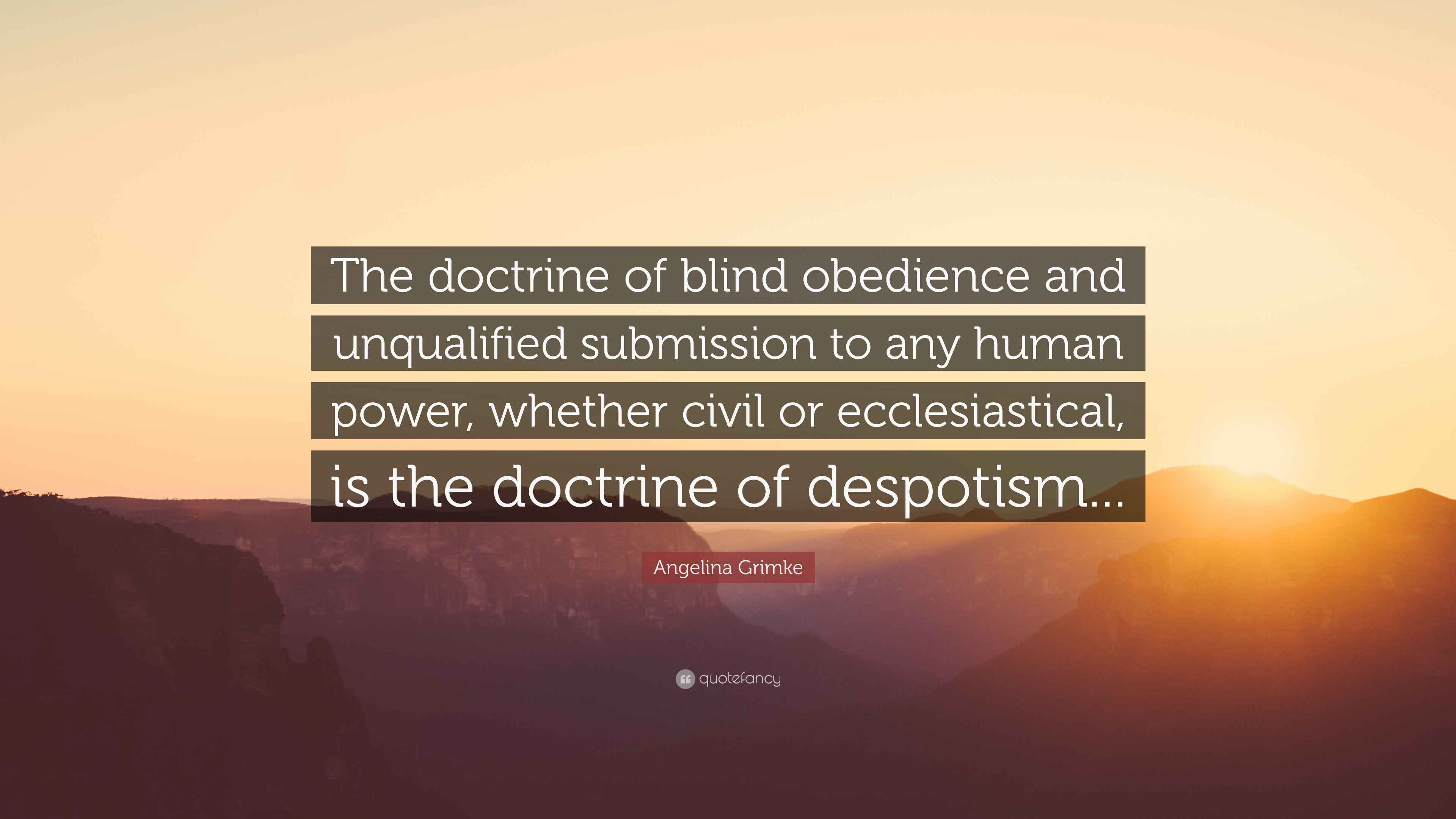 Human Obedience
