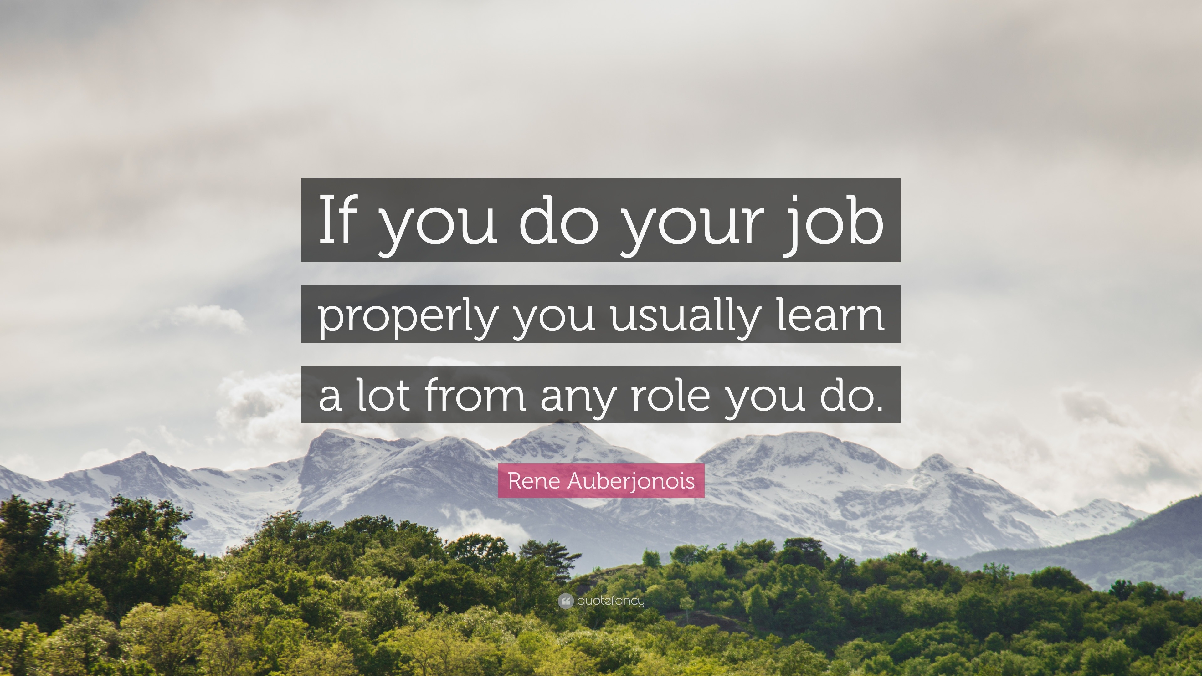 Rene Auberjonois Quote: “If you do your job properly you usually learn ...