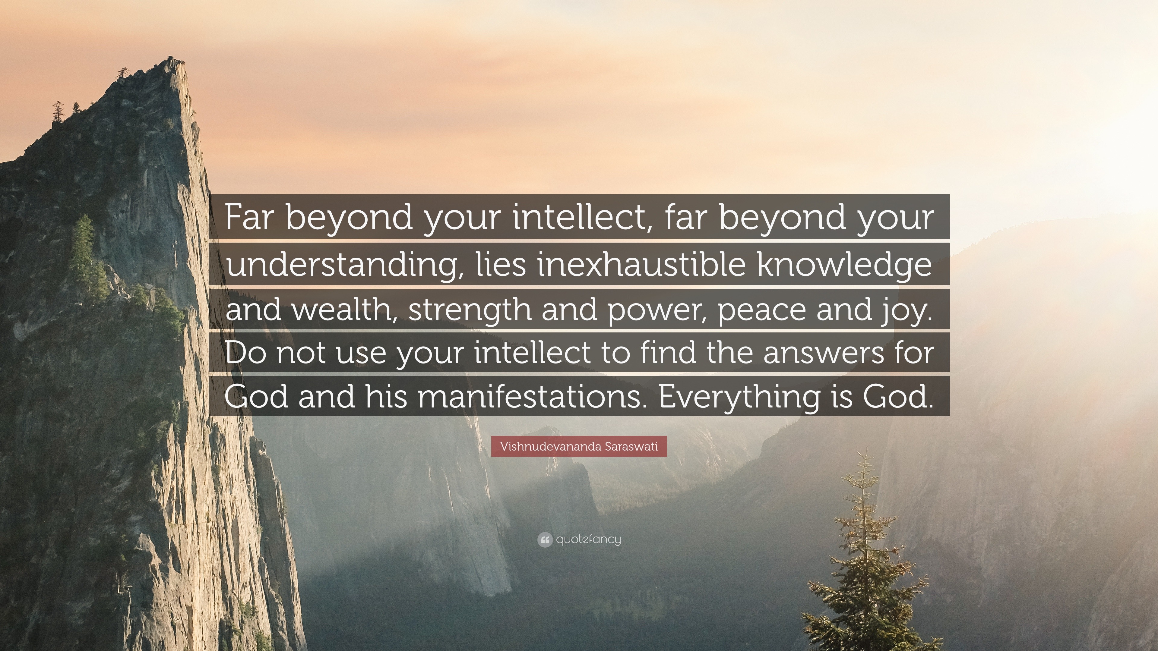Vishnudevananda Saraswati Quote: “Far beyond your intellect, far beyond ...