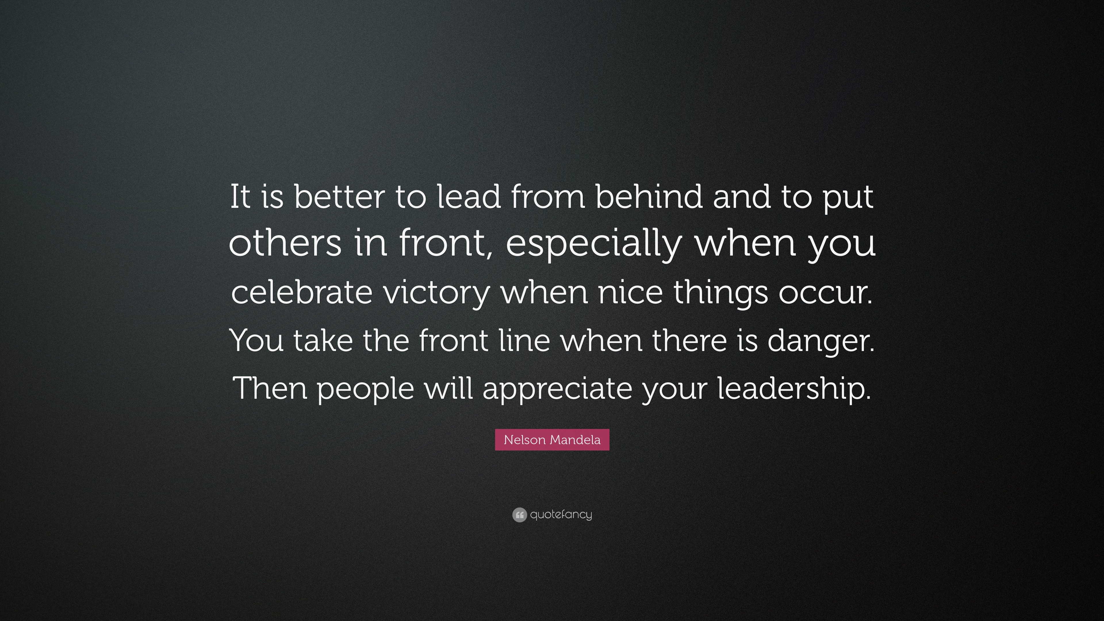 Lead From Behind Quote Leading From Behind – New Horizon Partners