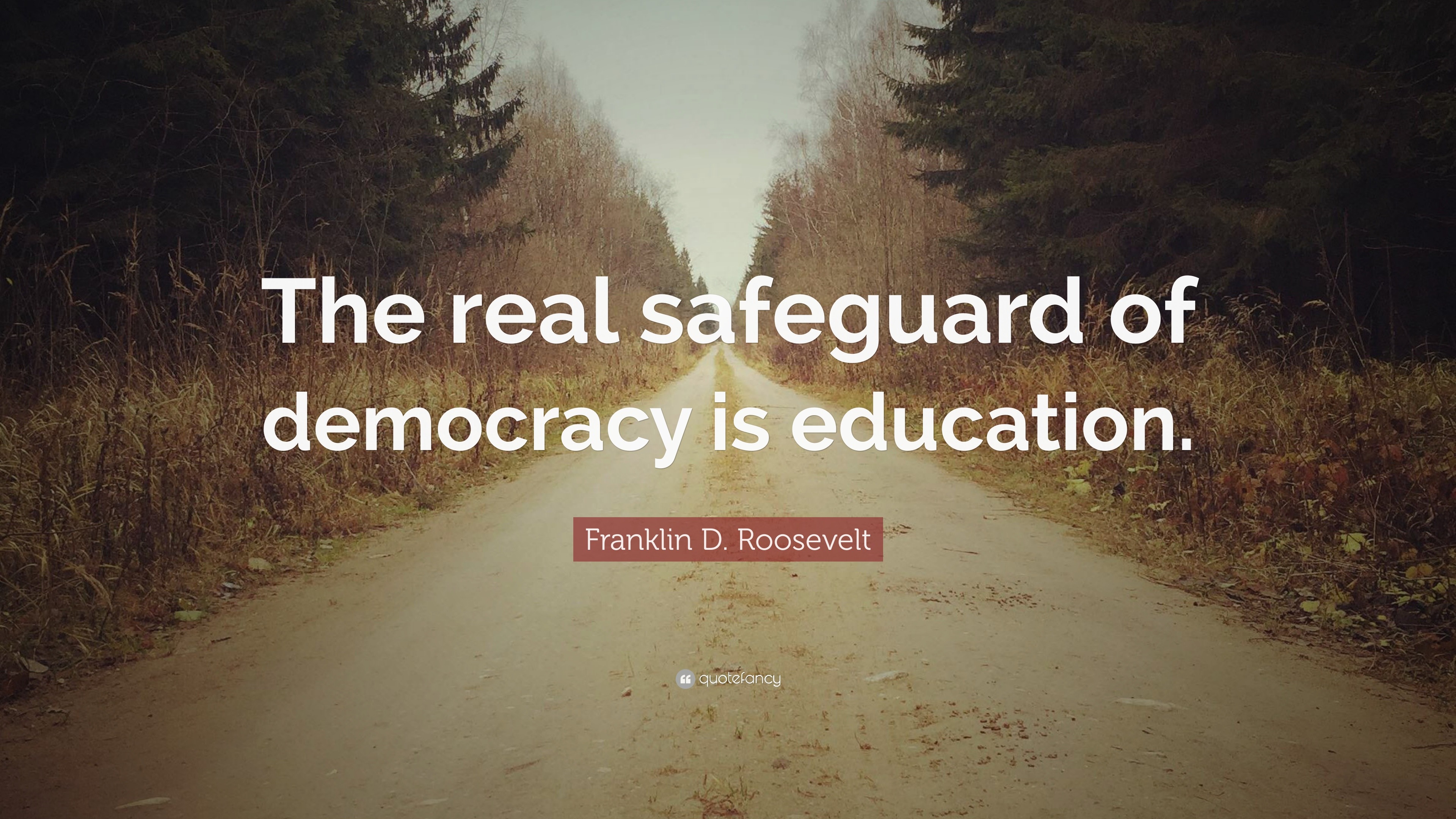 Franklin D. Roosevelt Quote: “The real safeguard of democracy is ...