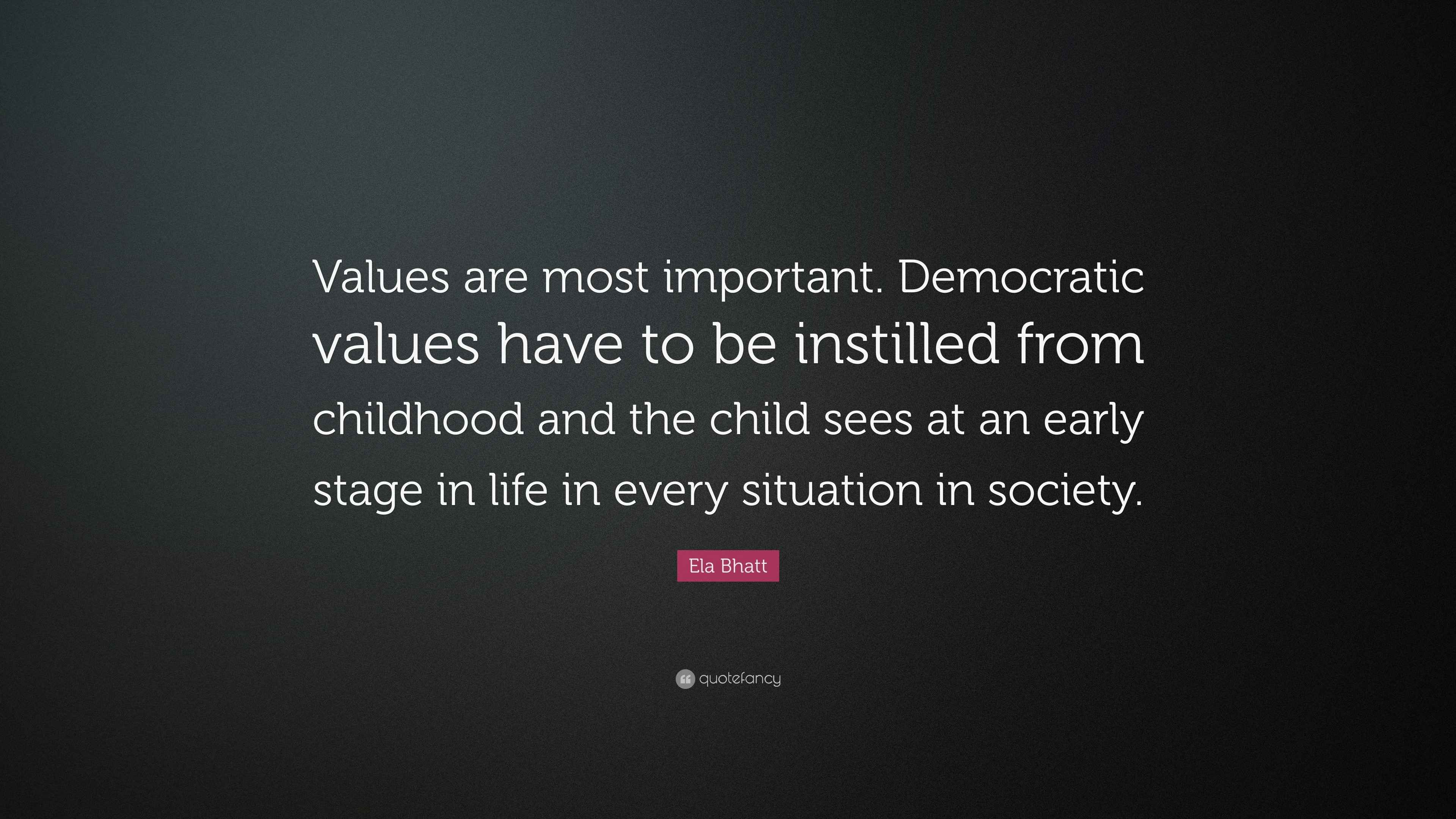 Democratic Values Quotes