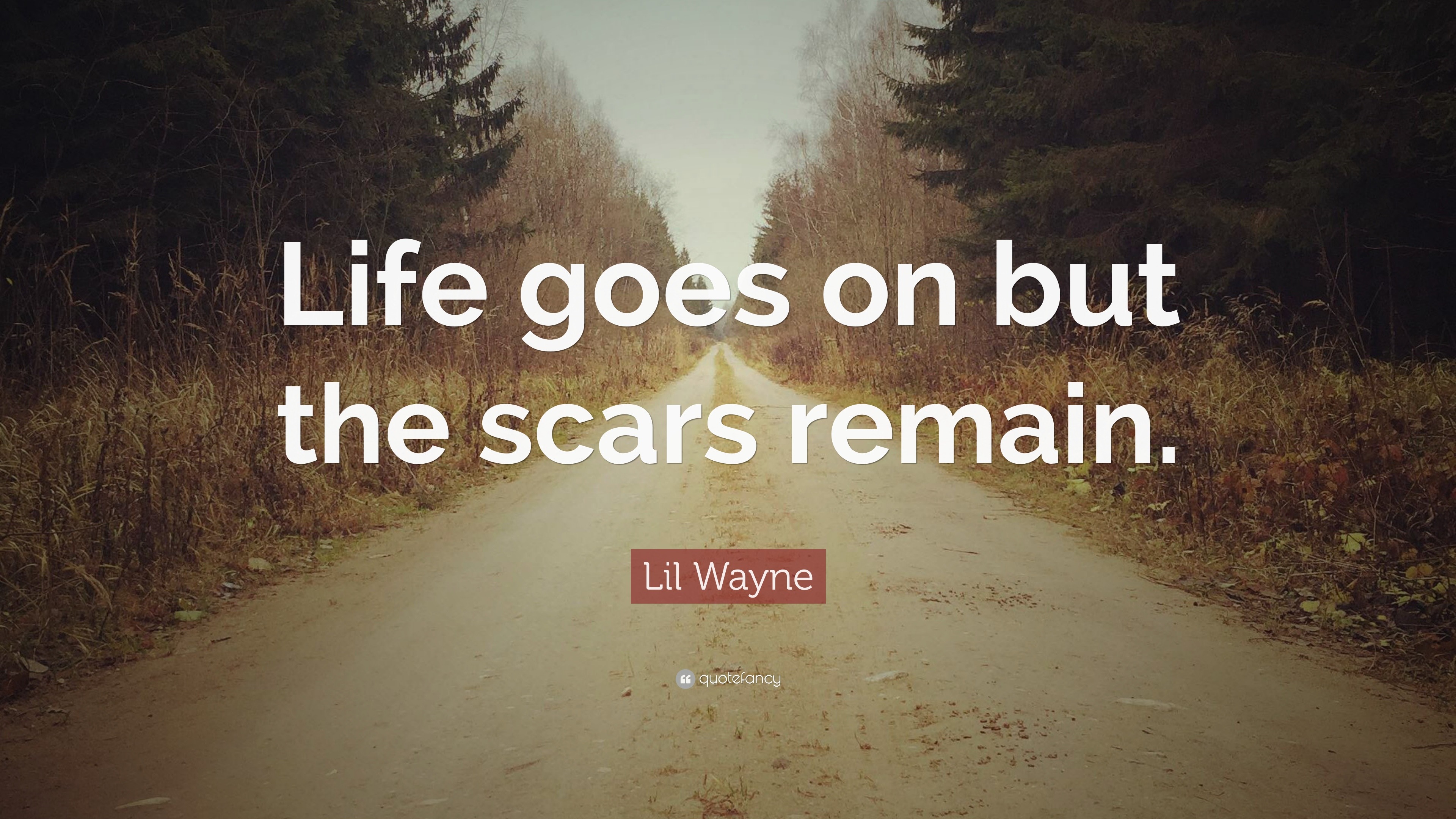 Lil Wayne Quote Life Goes On But The Scars Remain Lil Wayne Quote Life Goes On But The Scars Remain